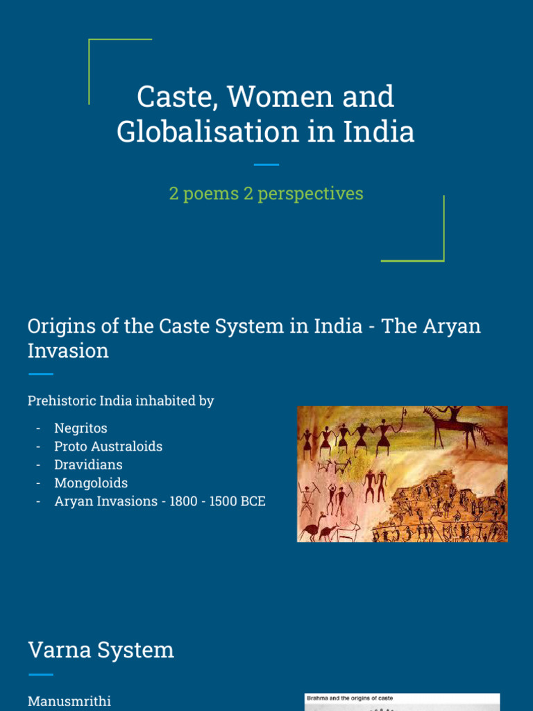 Caste, Women and Globalisation in India | PDF | Caste