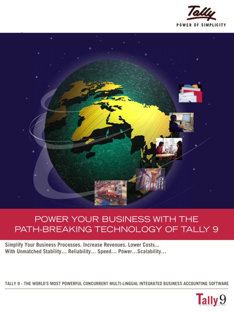 Tally 9 India Brochure | PDF | Value Added Tax | Taxes