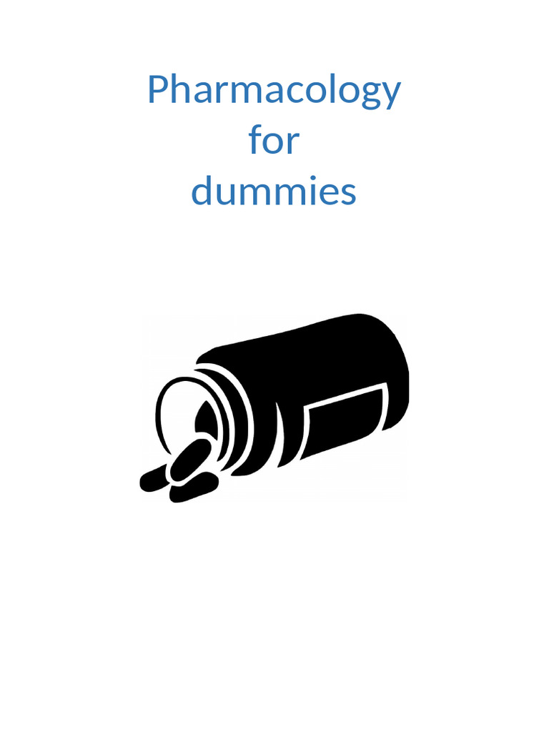 Pharmacology for Dummies 1 | PDF | Penicillin | Beta Lactamase