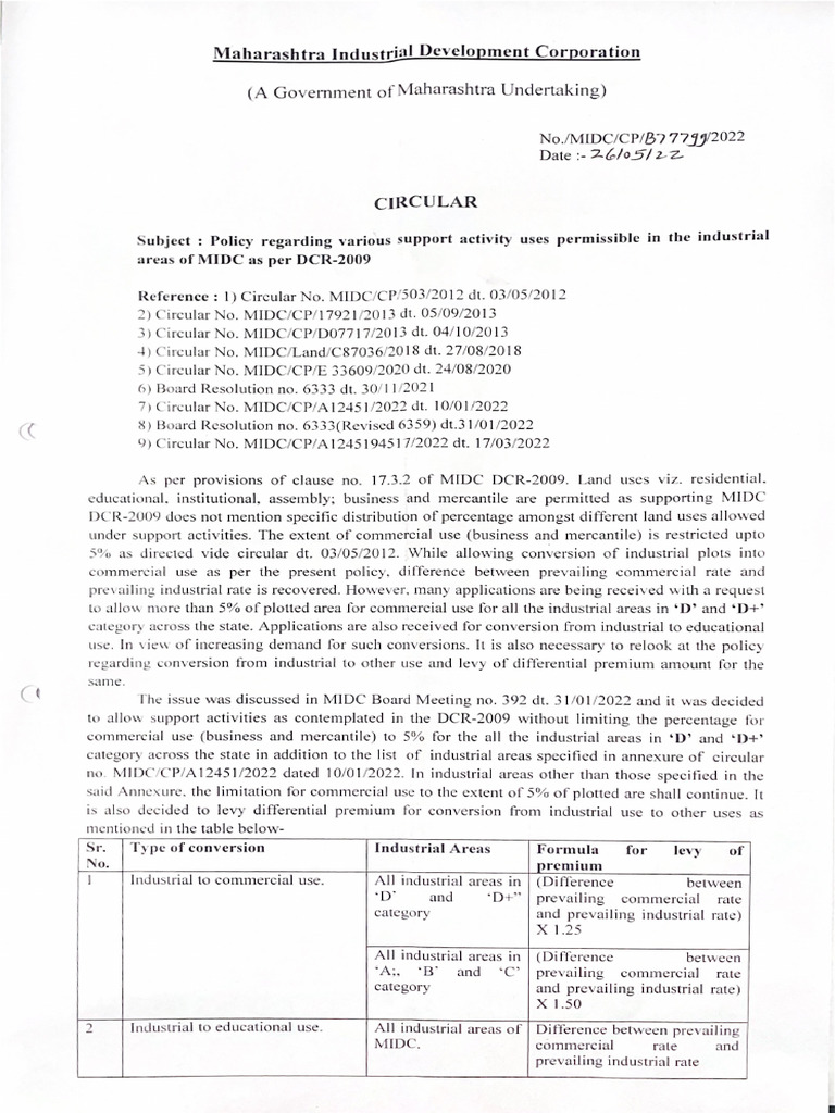 Commercial Circular | PDF