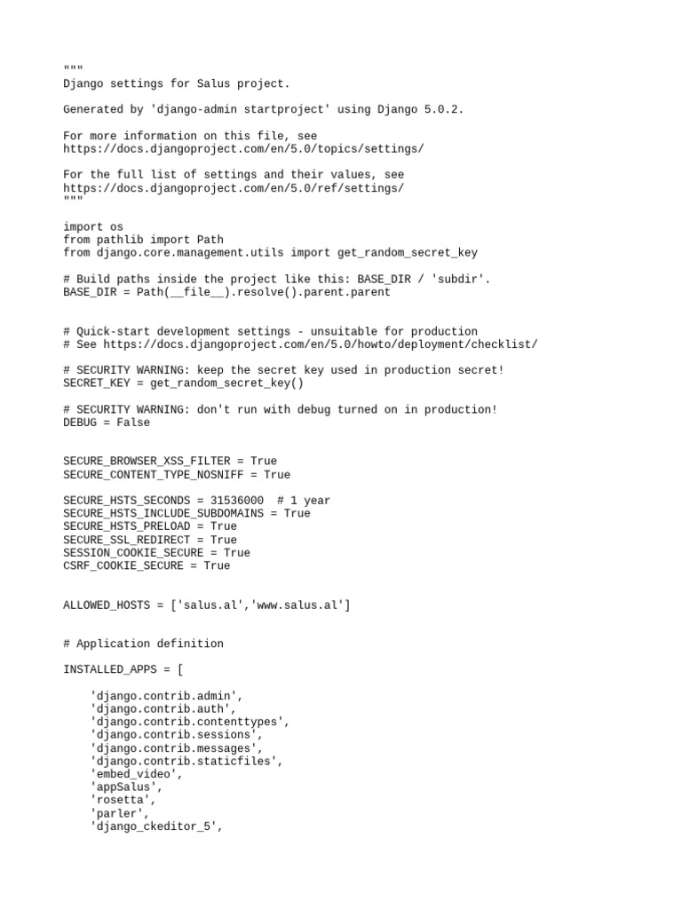 Settings Salus | PDF | Software | Computer Programming