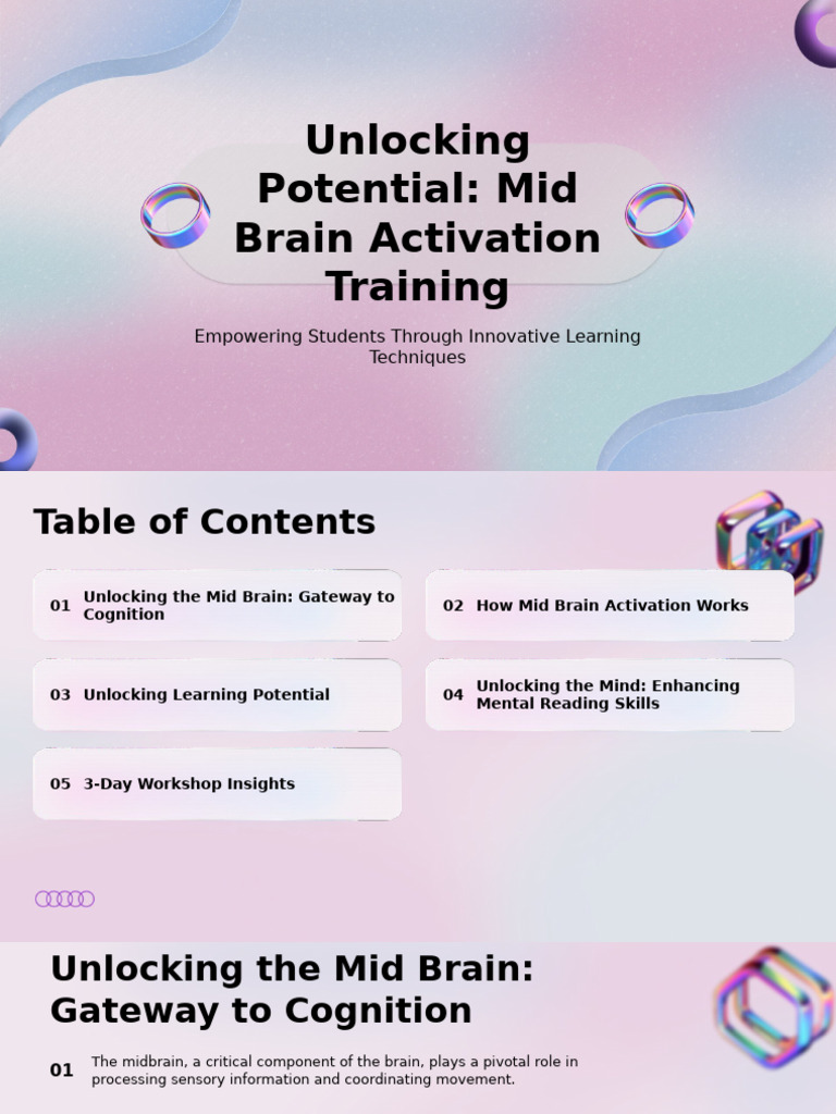 Mid Brain Activation for Learning Success | PDF | Learning | Brain
