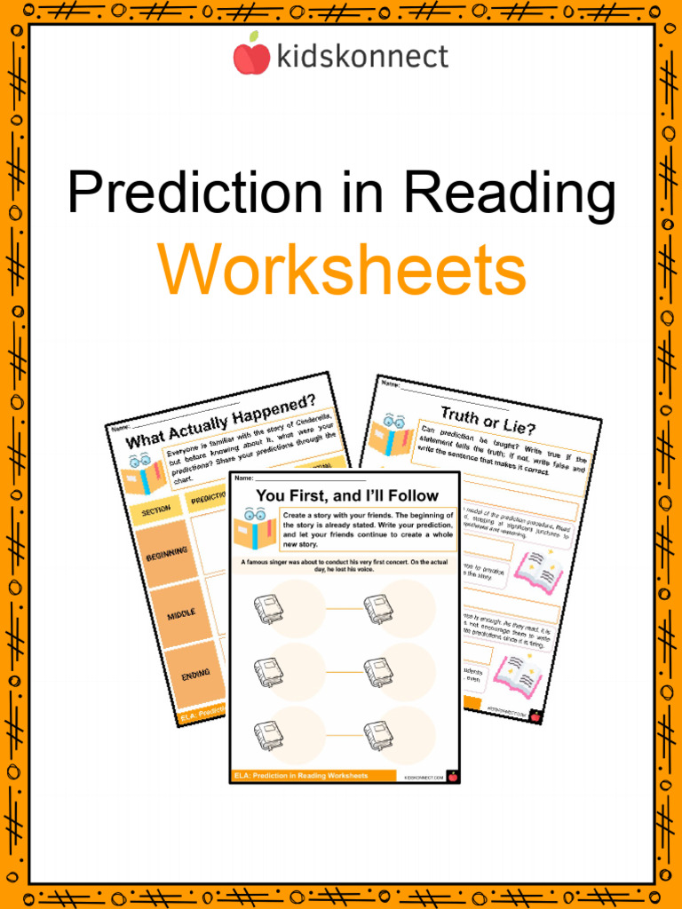 Prediction in Reading Worksheets Sample | PDF | Reading Comprehension | Prediction