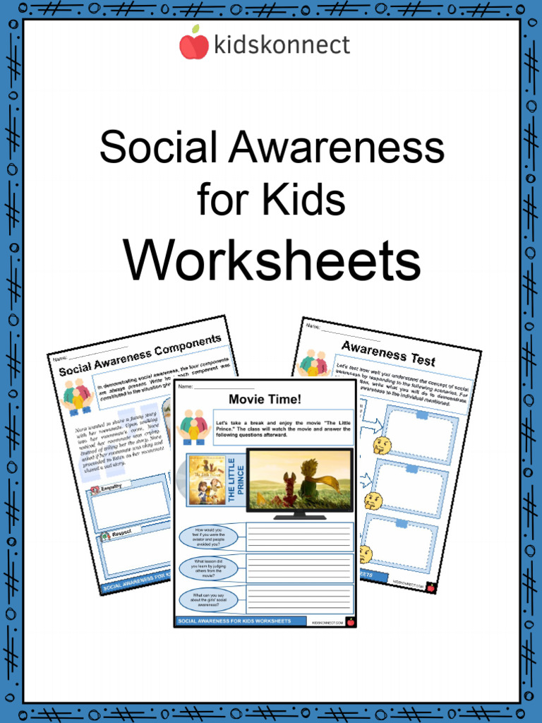 Social Awareness For Kids Worksheets Sample 1 | PDF | Empathy | Awareness