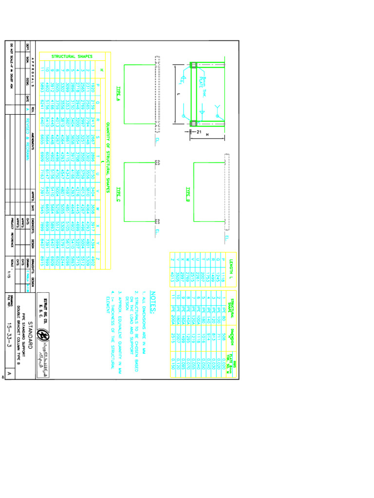 015-33-3 Rev A Pipe Support Type B | PDF