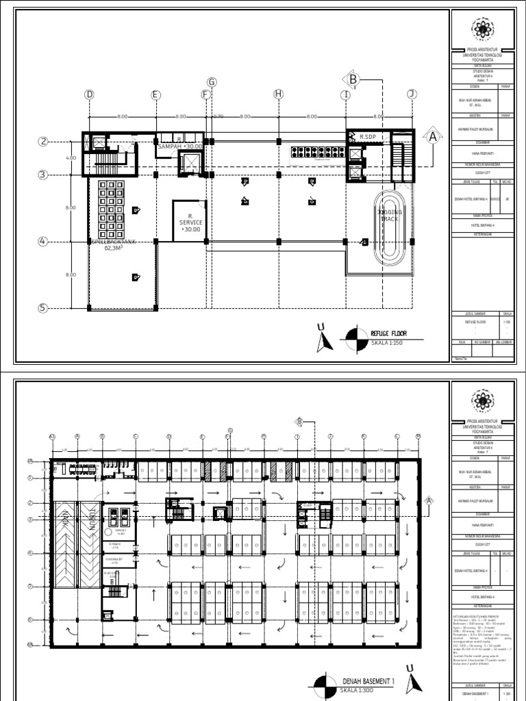 Denah Hotel High Rise | PDF