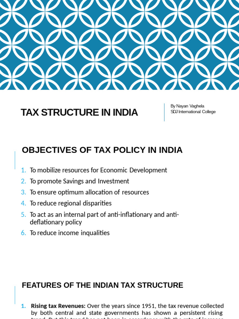 Indian Tax Structure-converted | PDF | Taxes | Indirect Tax