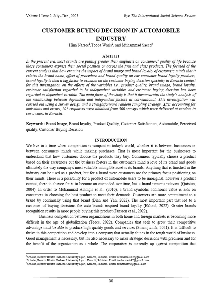 Project Sample Pdf Coefficient Of Determination Brand