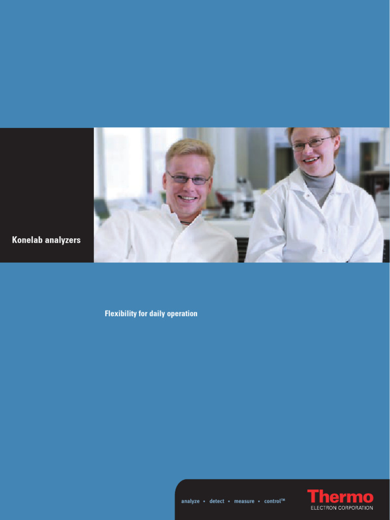Konelab Analysers 19740 | PDF