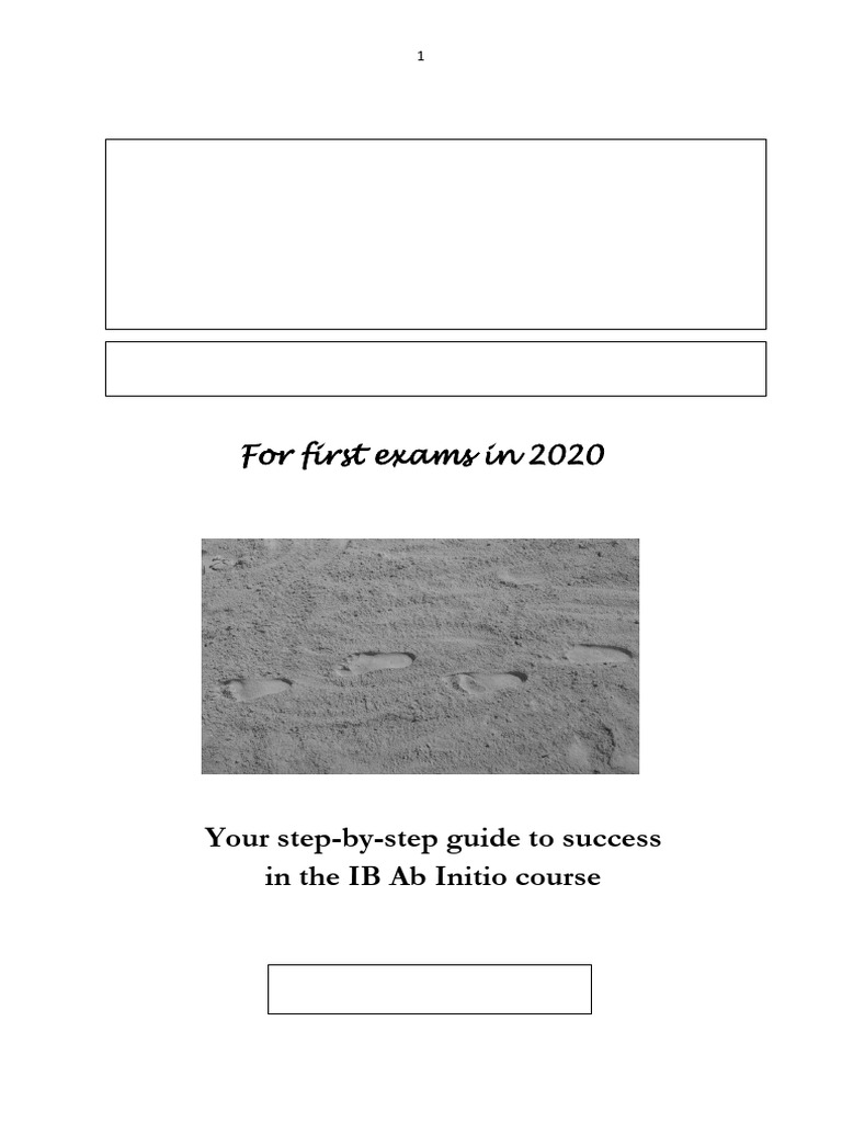 IB Ab Initio Student Workbook Guide | PDF | Reading Comprehension ...