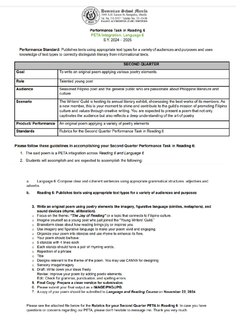 2nd-Qtr-PETA-Language-Reading-Erin | PDF