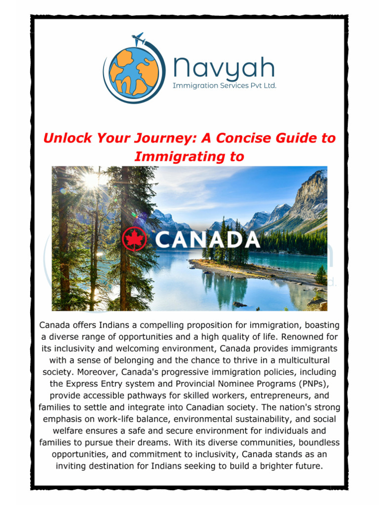 Must Read - Deep Into The Canadian Immigration Process With Navyah ...