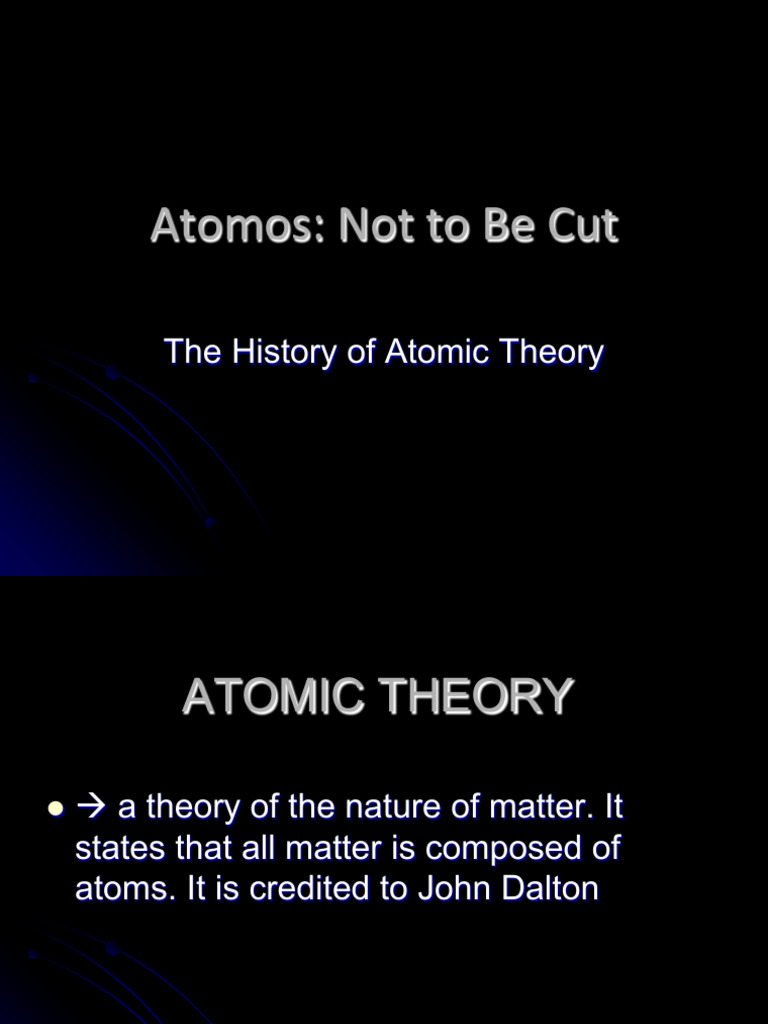 Evolution of Atomic Theory Explained | PDF | Atoms | Electron