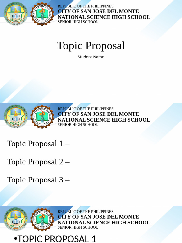 Topic Proposal Template | PDF