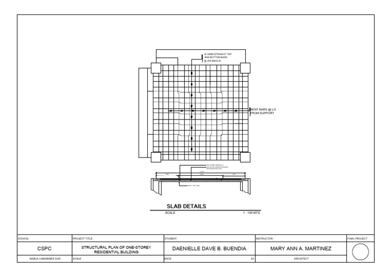 Structural Plan for One-Storey Home | PDF