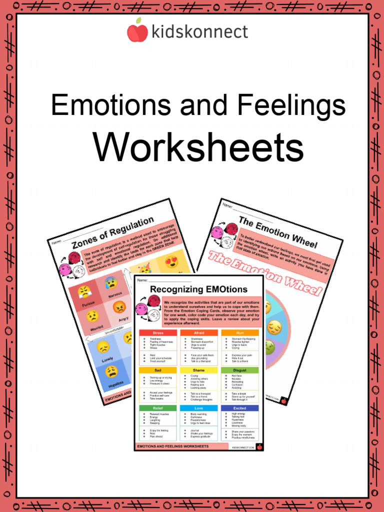 Emotions-and-Feelings-Worksheets-Sample | PDF | Emotions | Feeling