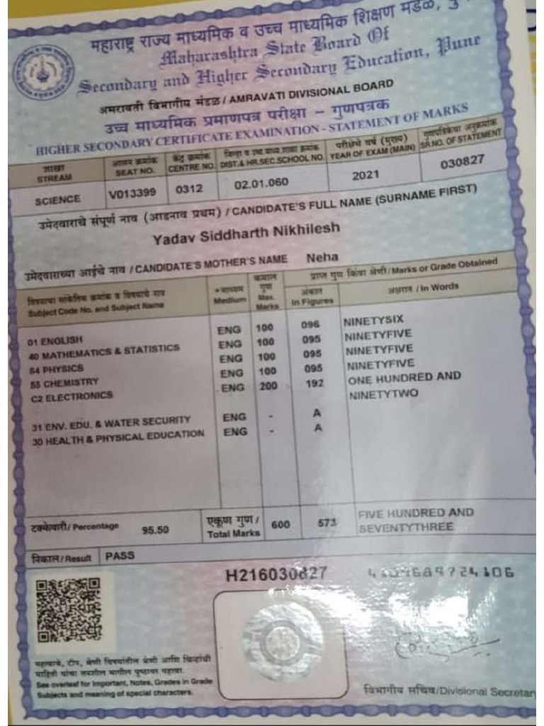 12 Certificate | PDF