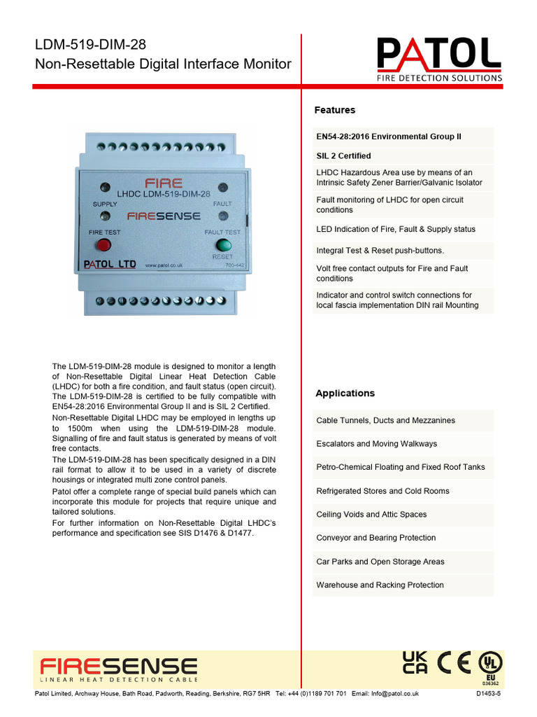 Digital Interface Monitor LDM 519 DIM 28 - 241224 - 133540 | PDF ...