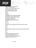 Circuit Lab Science Olympiad Test 2018-2019 | PDF | Electrostatics ...