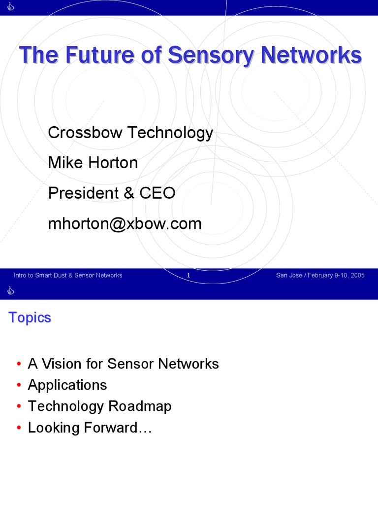 Intro 2 Smart Dust | PDF | Wireless Sensor Network | Computer Network