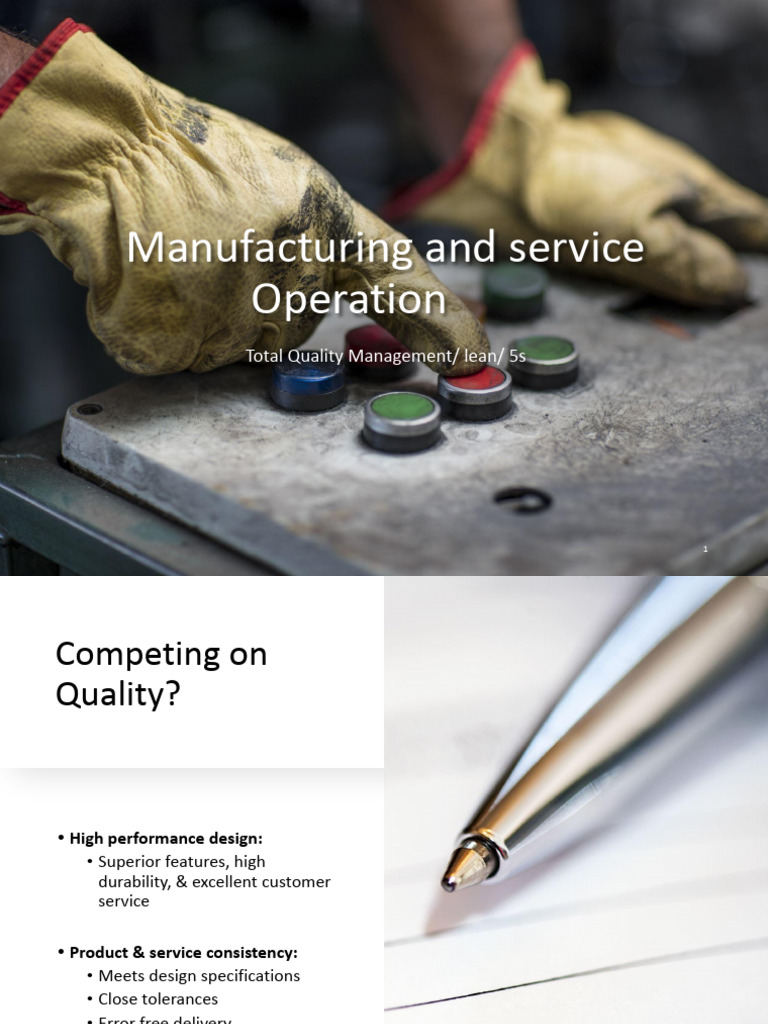 Module 2B Tqm-Spc-Lean.5s | PDF | Quality Management System ...