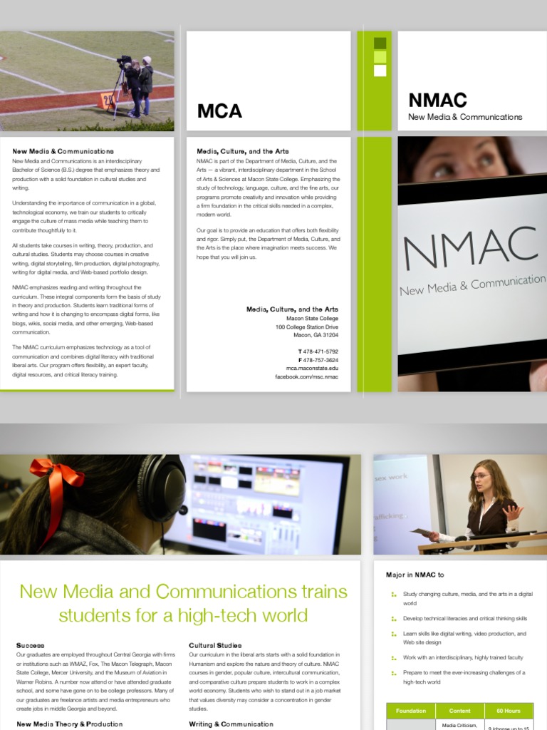 NMAC Brochure 2011 | PDF | New Media | Mass Media