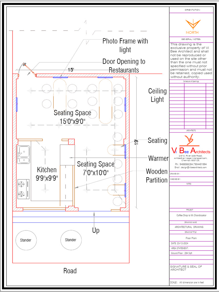 Coffee Shop Floor Plan | PDF | Buildings And Structures