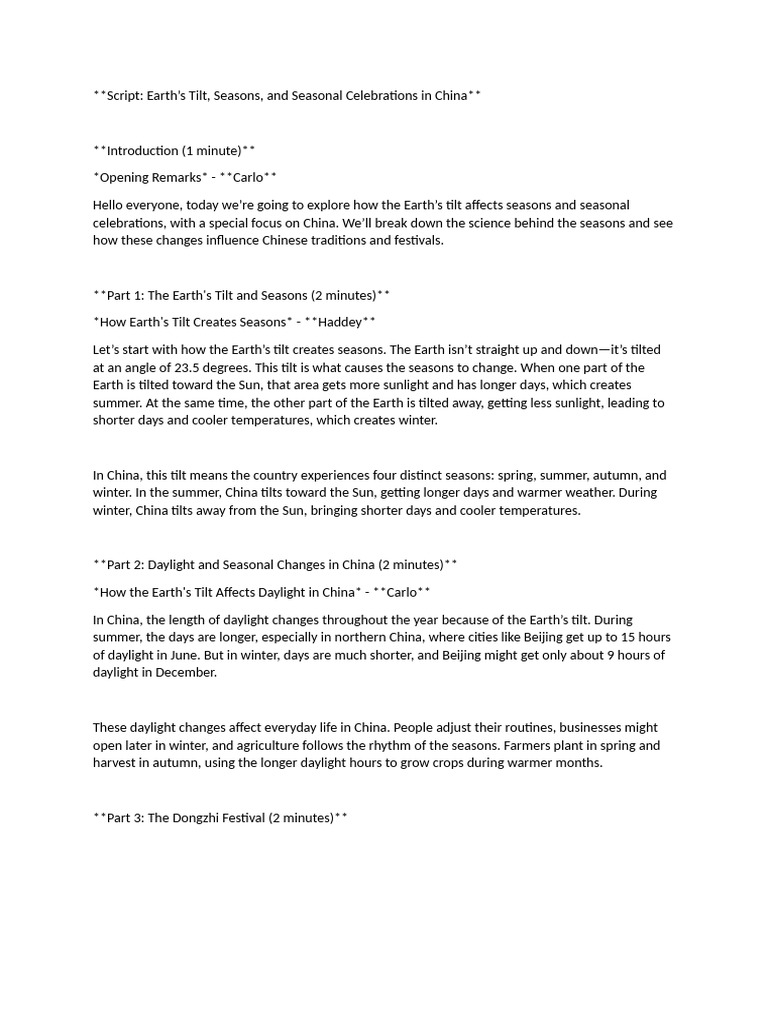 Science A script | PDF