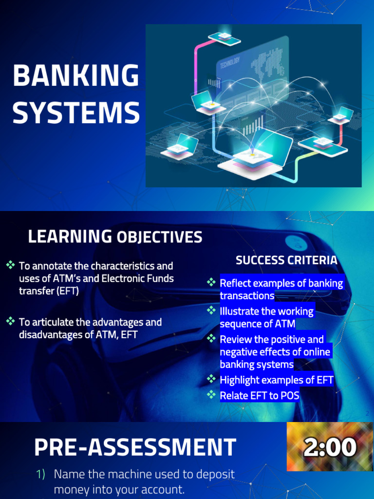 Year 10-BANKING SYSTEMS-R | PDF | Automated Teller Machine | Debit Card