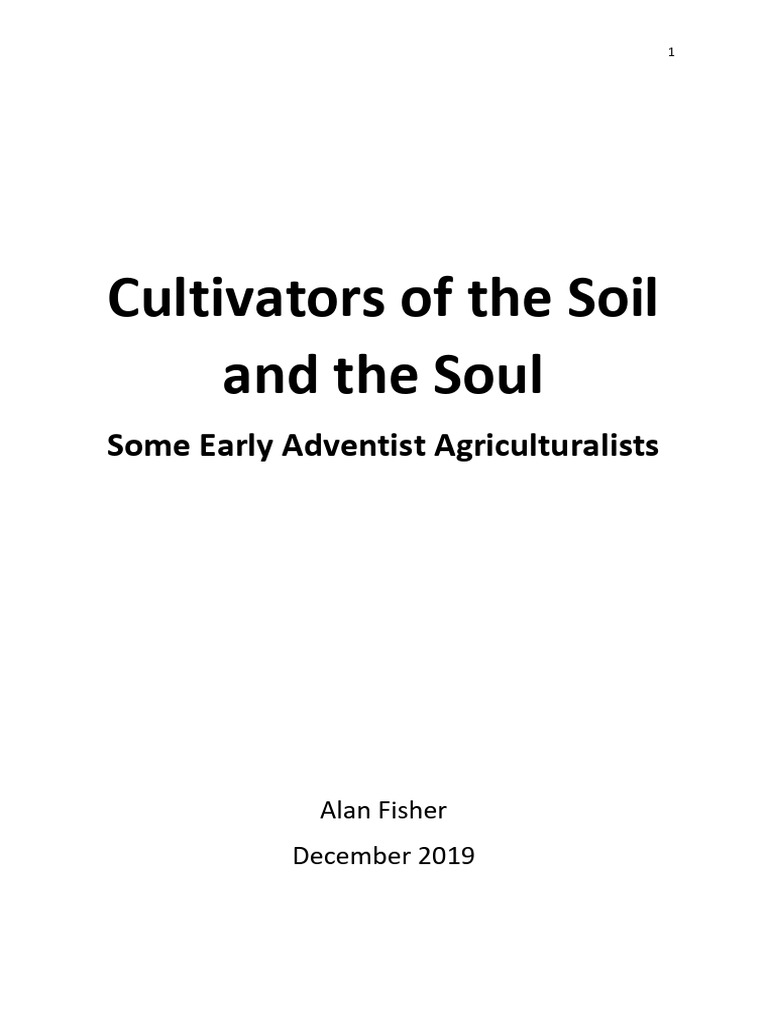 Early Adventist Agricultural Pioneers | PDF | Seventh Day Adventist ...