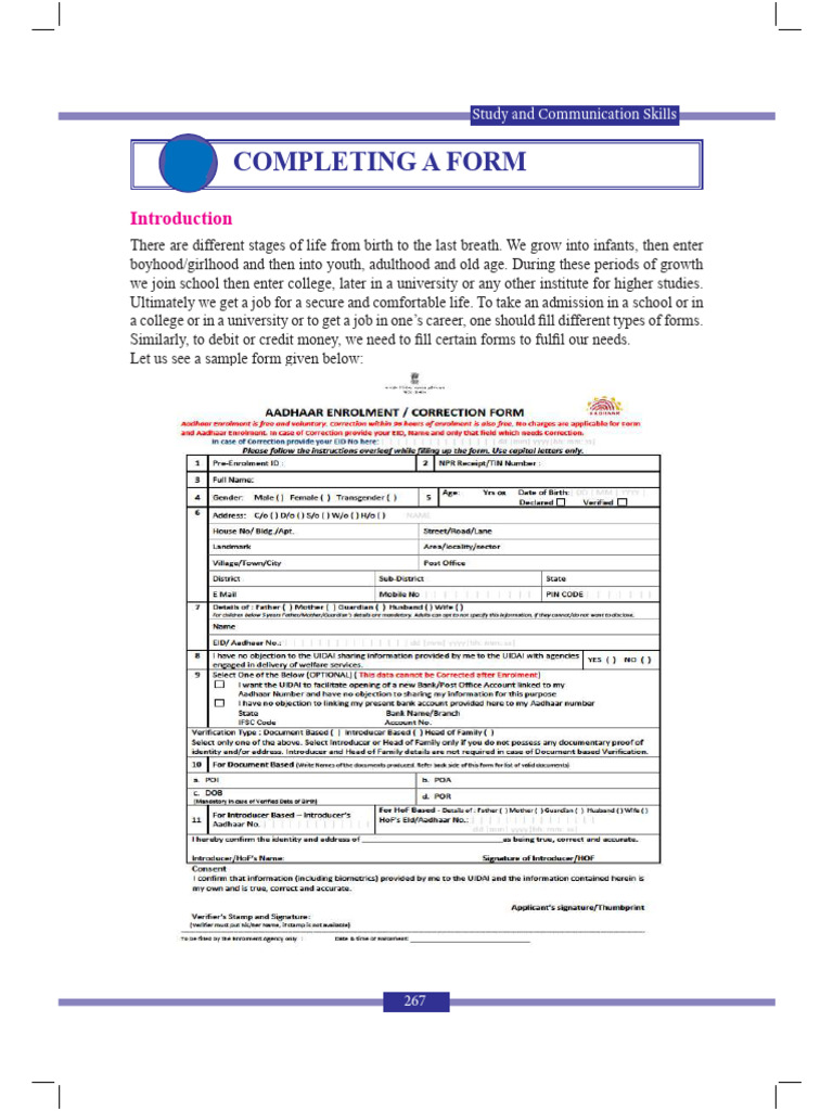 Completing a Form | PDF | Banks | Cheque