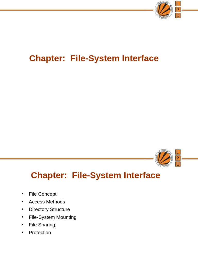 File System Interface | PDF | Computer File | File System