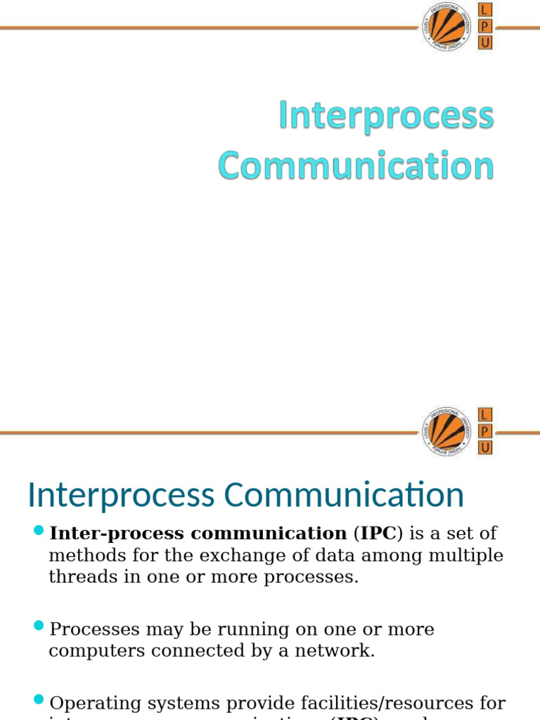 Interprocess Communication | PDF | Network Socket | Port (Computer Networking)