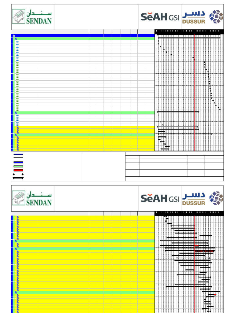 SeAH Gulf Steel Project Baseline Schedule | PDF | Building Materials ...