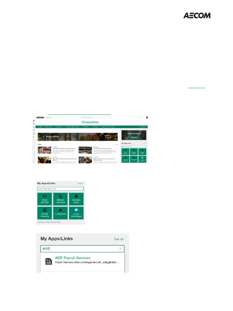 ADP myView Login and Okta Guide | PDF