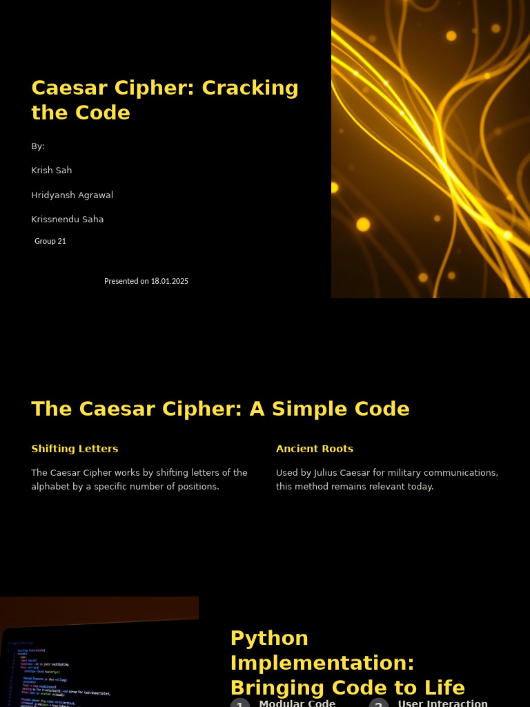 Caesar Cipher Cracking The Code | PDF