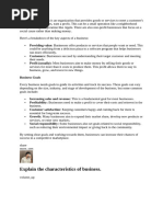 Business Studies Grade 11 Term 1 2025 Possible Questions | PDF ...