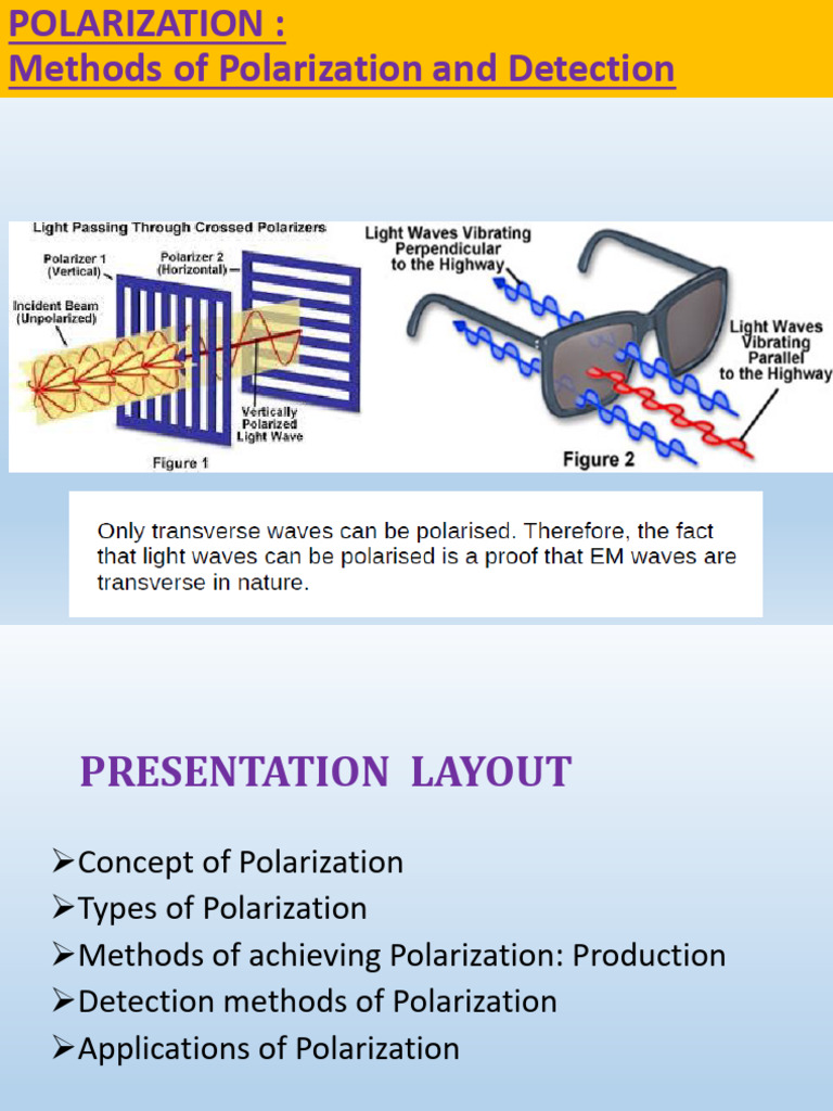 Polarization PPT Lecture Part11 | PDF | Polarization (Waves) | Waves