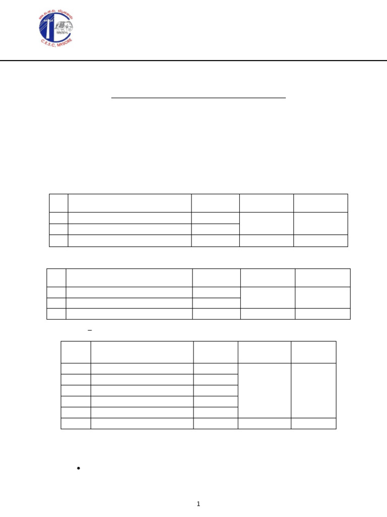 CESCOM Mysore Apprentice Recruitment | PDF | Apprenticeship