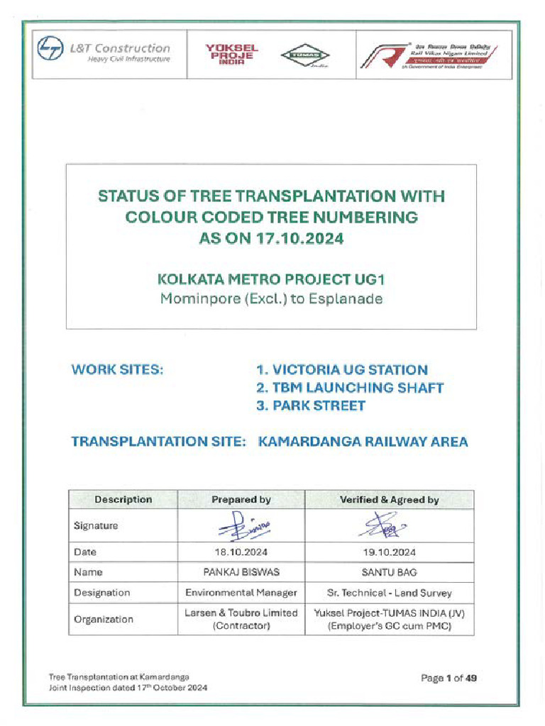 Tree Transplantation Report | PDF | Plant Morphology | Botany