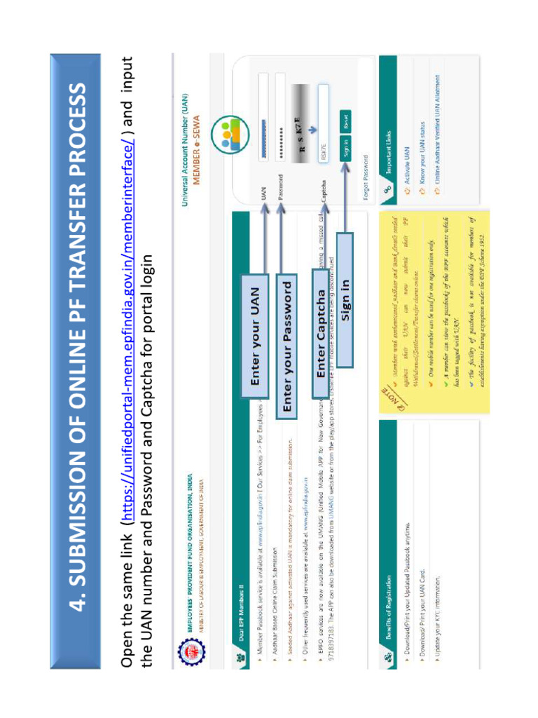 Online PF Transfer Process 1 | PDF
