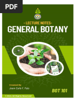 General Botany Topics BS Biology 1st Year | PDF