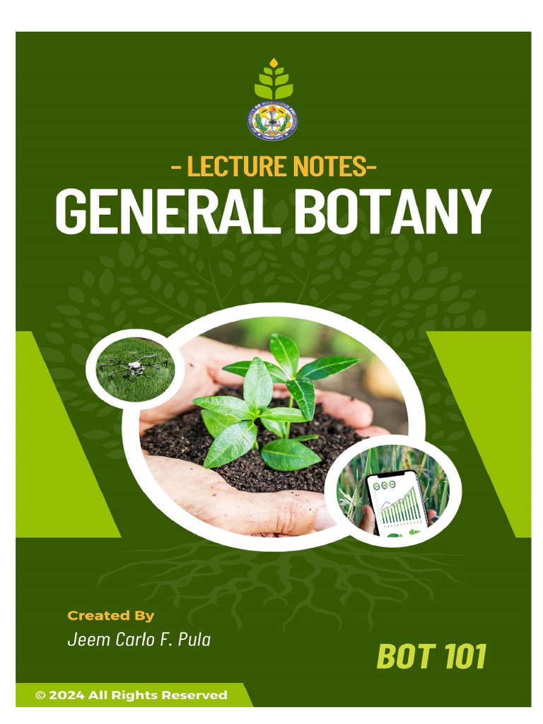 Comprehensive Guide to General Botany | PDF | Plant Stem | Root