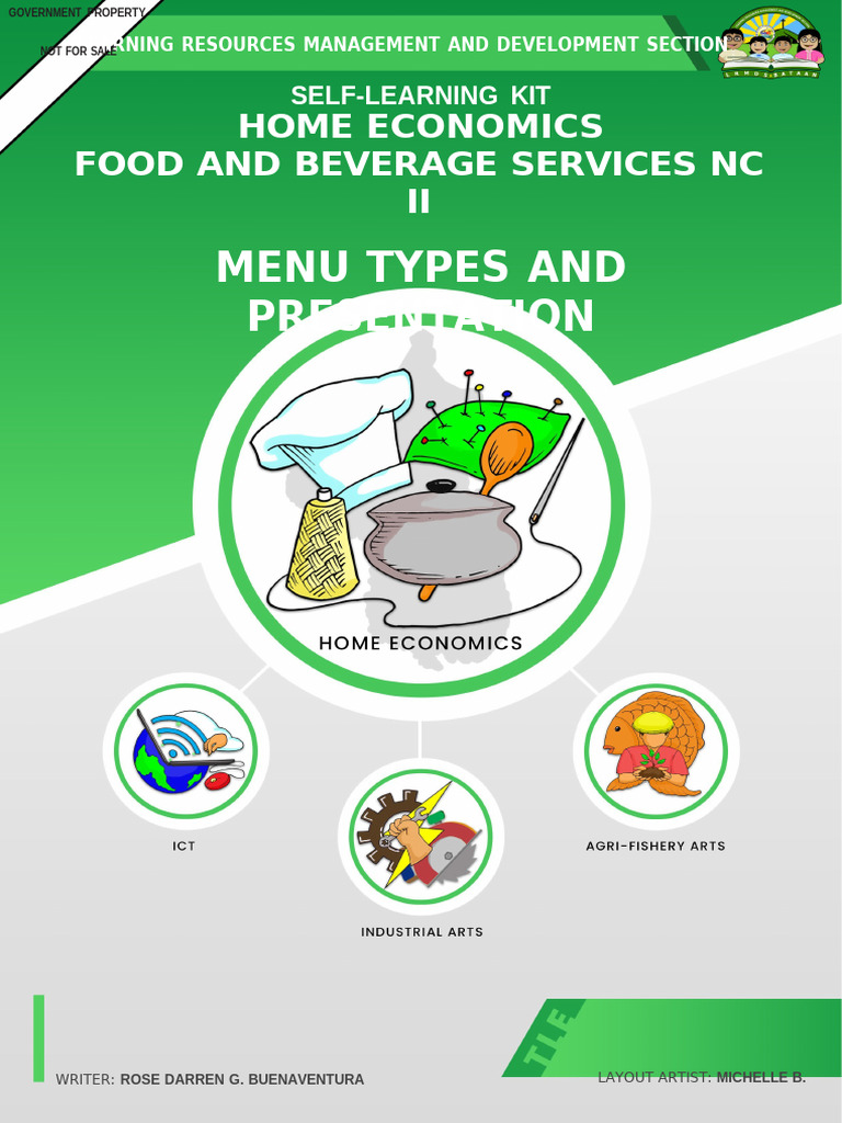 11 Fbs Menu Types and Presentation | PDF | Menu | Meal