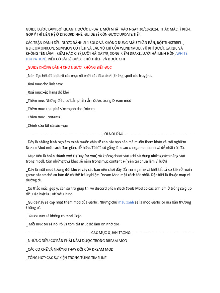 Guide Dream Garlic Moi Nhat | PDF