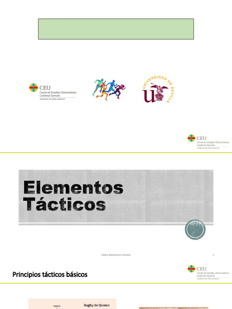 T3. Elementos Técnicos y Tácticos | PDF | Defensor (Asociación de Fútbol) | Fútbol rugby