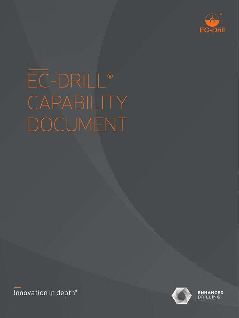 EC-Drill Capability Document 2019 Web | PDF | Oil Well | Casing (Borehole)