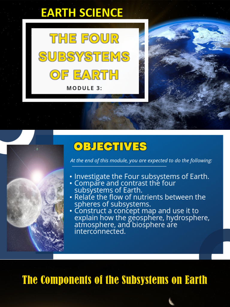 Module 3 Four Spheres of The Earth | PDF | Atmosphere | Atmosphere Of Earth
