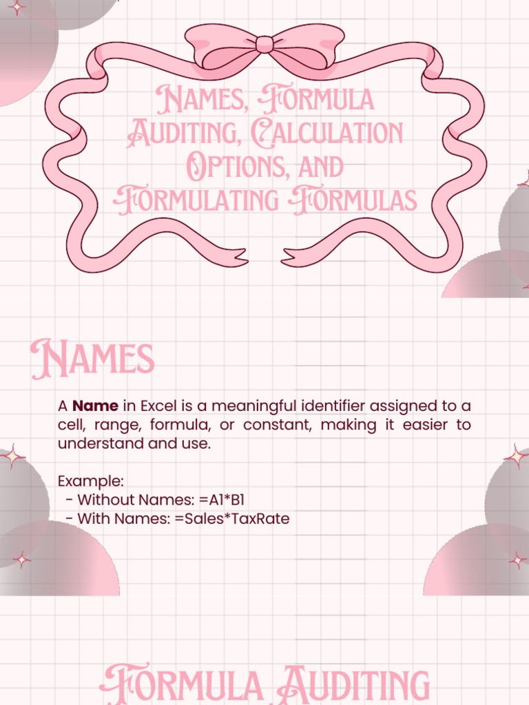 Formula Auditing | PDF | Microsoft Excel | Debugging Formula Auditing | PDF | Microsoft Excel | Debugging