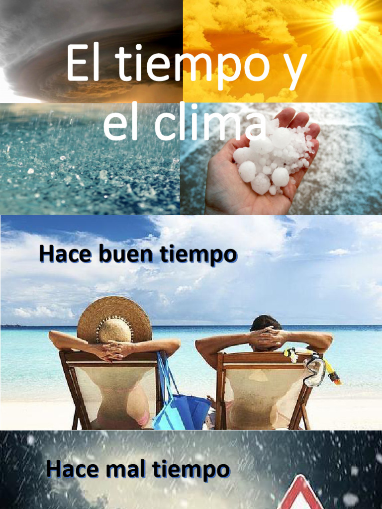 Presentación El Tiempo y El Clima | PDF
